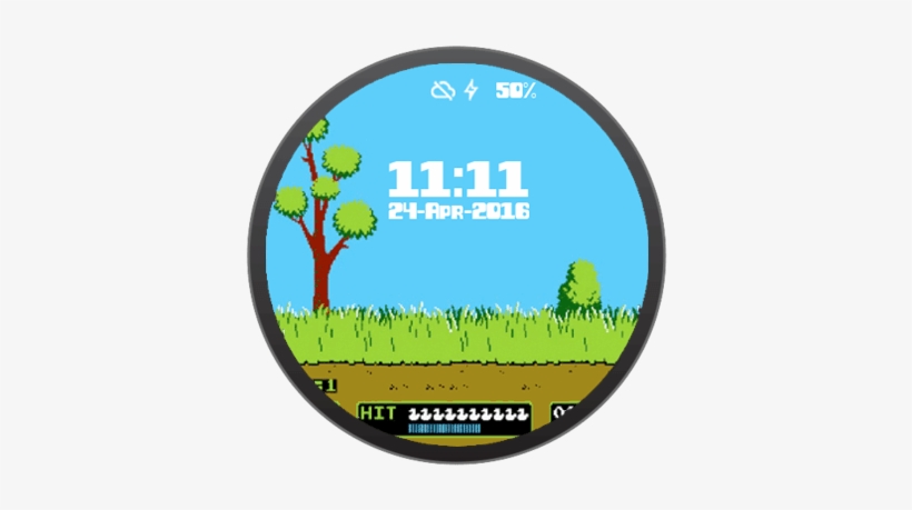 Duck Watch Face Play Store - Duck Hunt Game Gif PNG Image | Transparent ...
