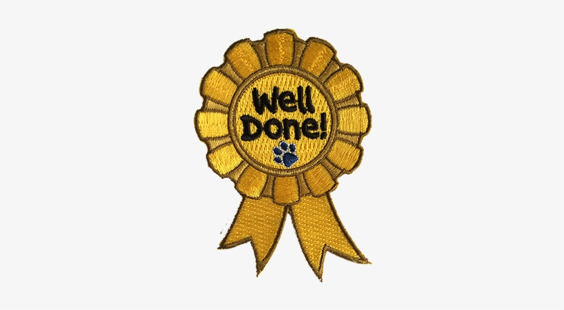 Download Well Done Rosette Gold - Badge | Transparent PNG Download ...