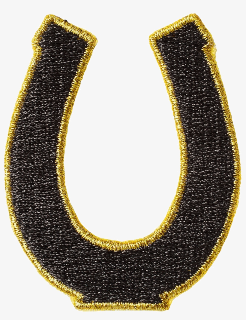 Black & Gold Horseshoe Sticker Patch - Stoney Clover Lane Women's ...
