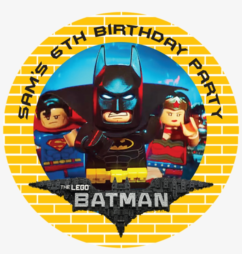 Batman Lego Party Box Stickers - Lego Batman Movie PNG Image ...