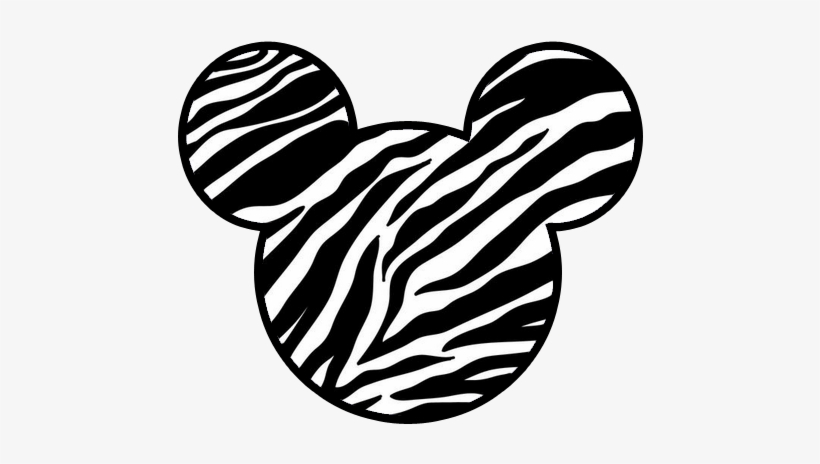 Mickey Zebra Print - Black And White Zebra Print PNG Image ...