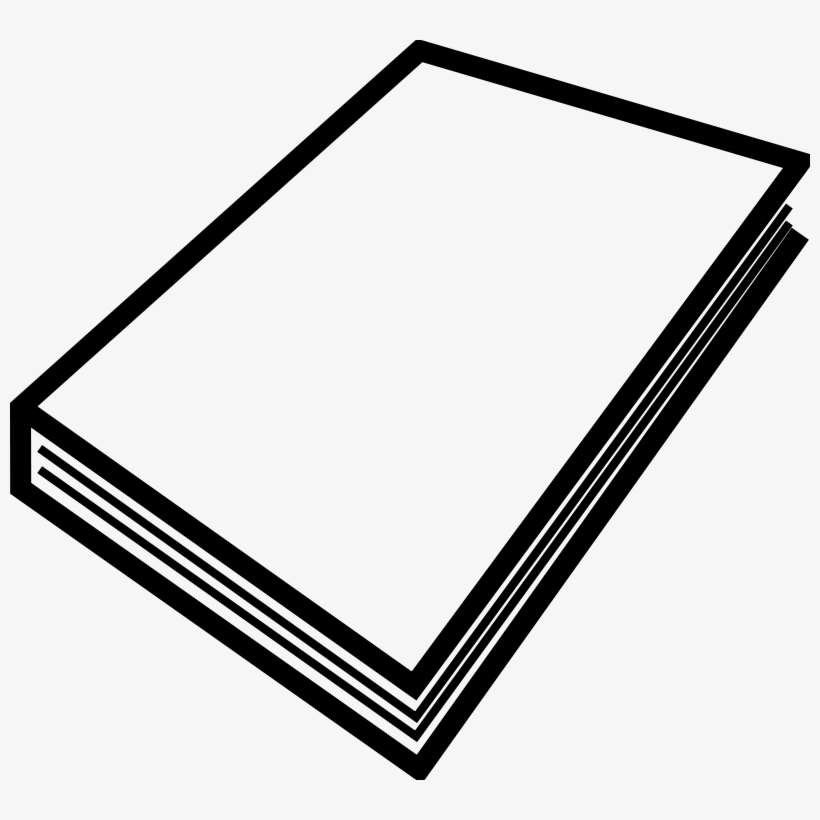 Paper, Book, Stack, Blank, Sheets, White, Booklet - Closed Book Clipart ...