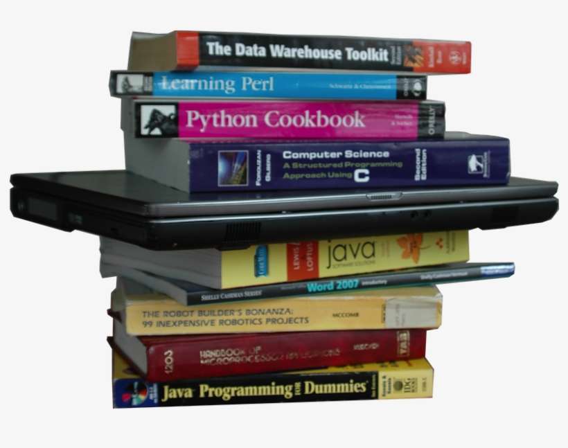 August 25, 2013 - Computer Science Book Stack PNG Image | Transparent ...