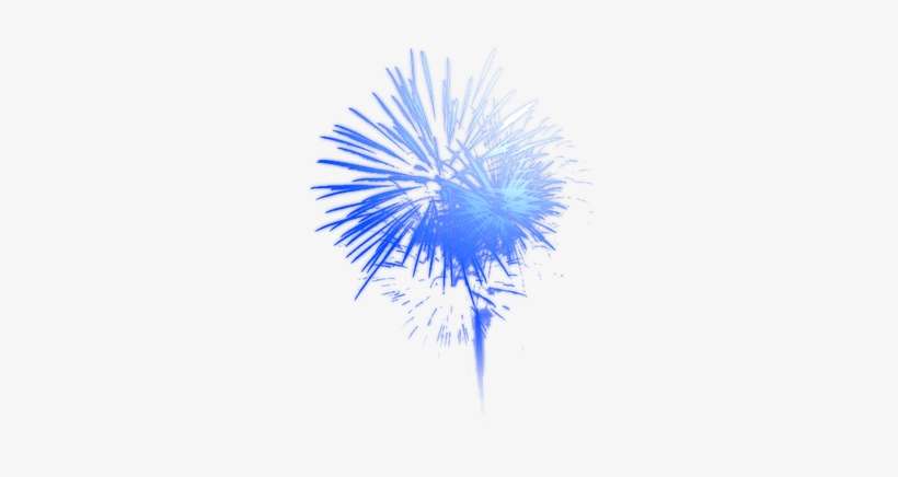 Download Bright Blue Fireworks - Blue Fireworks Transparent Background ...