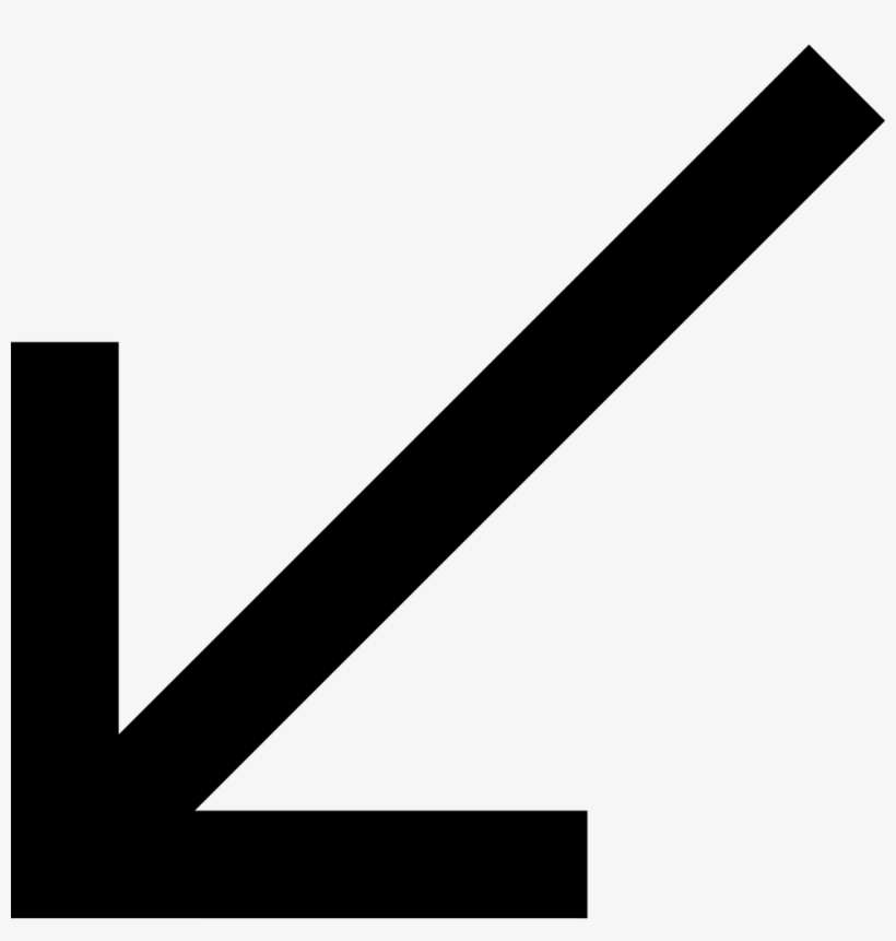 Arrow Pointing South West - Arrow Facing South West PNG Image ...