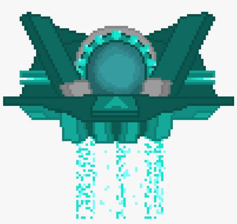Download Turquoise Portal - Pixel Art | Transparent PNG Download | SeekPNG