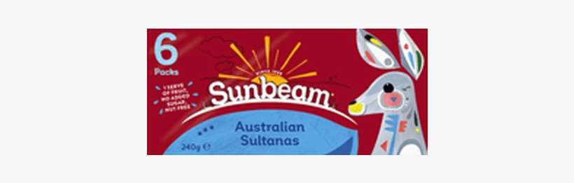 Sunbeam Sultanas - Sunbeam Mixed Fruit 375g PNG Image | Transparent PNG ...