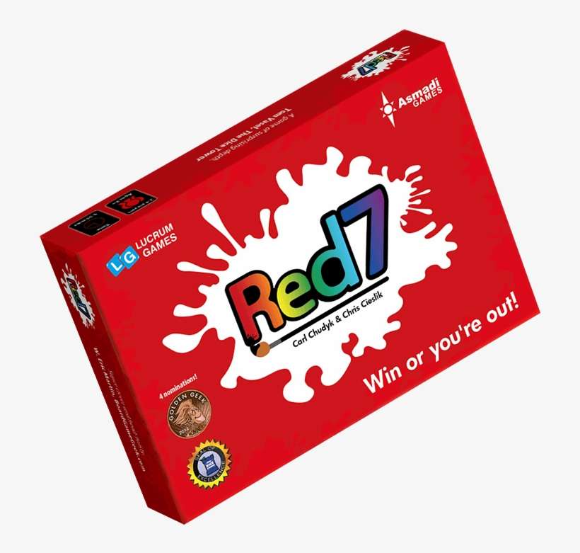 Asmadi Games Red 7 Card Game: English Edition PNG Image | Transparent ...