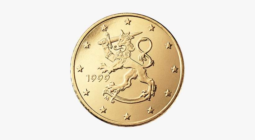 50 Cent Coin Fi Serie 1 - 50 Cent Euro Lion PNG Image | Transparent PNG ...