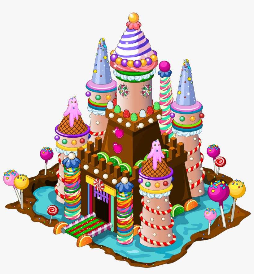 Building Candylandpalace - Drawing Of Pile Of Toys PNG Image ...