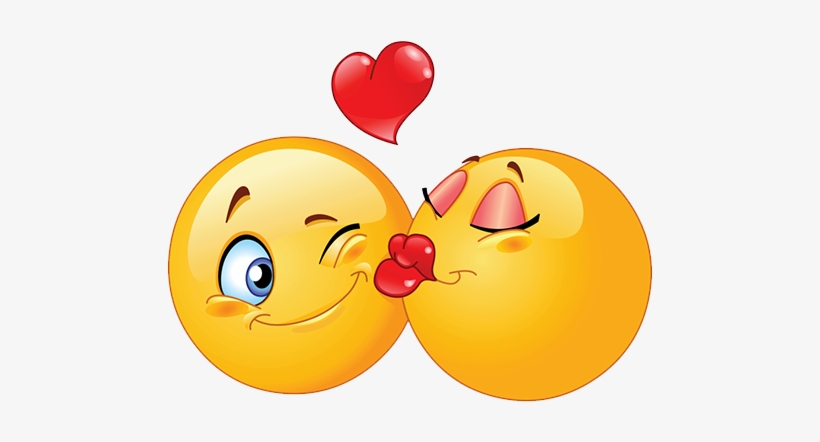 Kiss Smiley Png Pic - Emoticon Beso Con Corazon PNG Image | Transparent ...