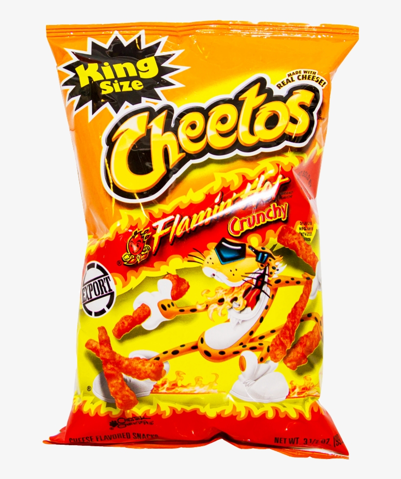 Cheetos Chips Flamin Hot Crunchy PNG Image | Transparent PNG Free ...