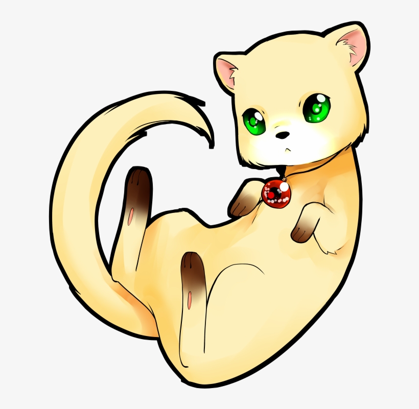 Download Chibi Ferret Anime Animals, Kawaii Art, Cat Drawing, - Chibi ...