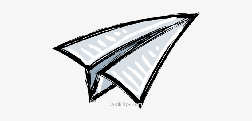 Paper Airplane Vector Graphic Free