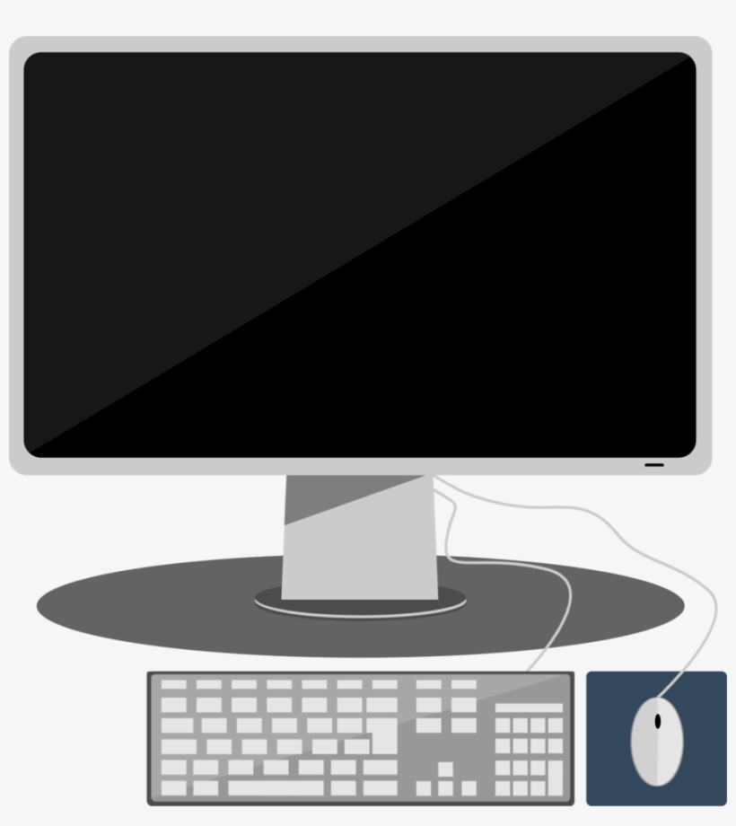 Download Pc Clipart Computer Mouse Computer Keyboard Clip Art - Pc ...
