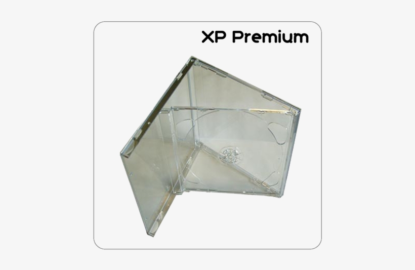 Xp Premium Double Cd Jewel Case With Clear Tray - Compact Disc PNG ...