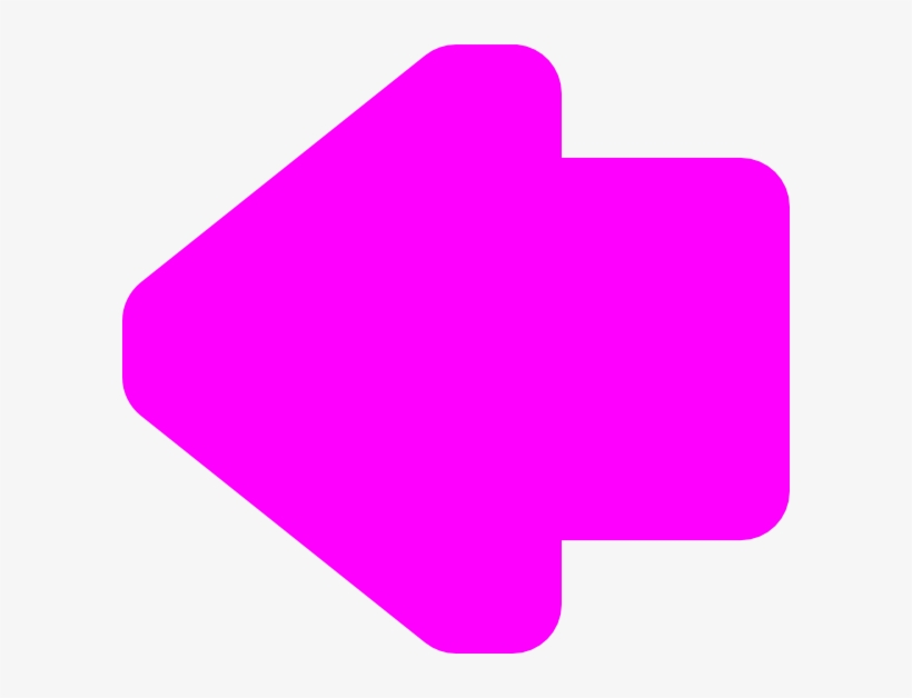 Arrow Left Pink Clip Art At Clker - Pink Arrow Pointing Left PNG Image ...