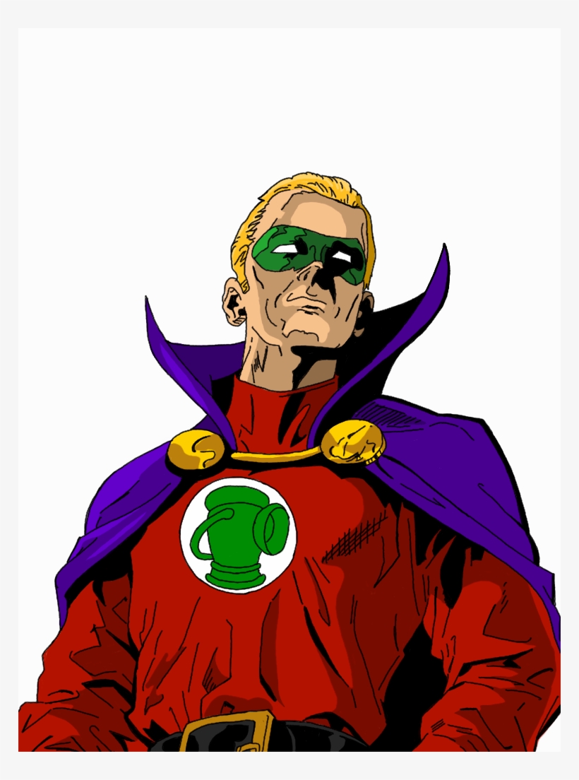 Green Lantern Alan Scott By Stephen Lane - Green Lantern Alan Scott Png ...