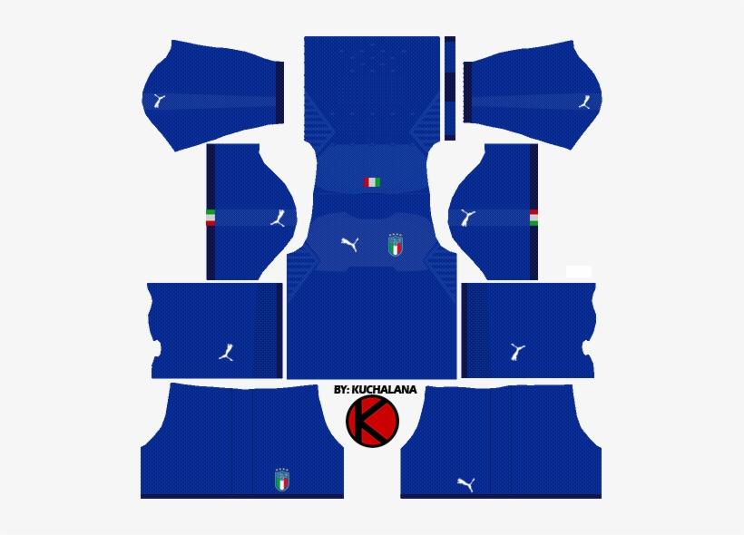 Italy 2018 Kit - Kit Italy Dream League Soccer 2018 PNG Image ...
