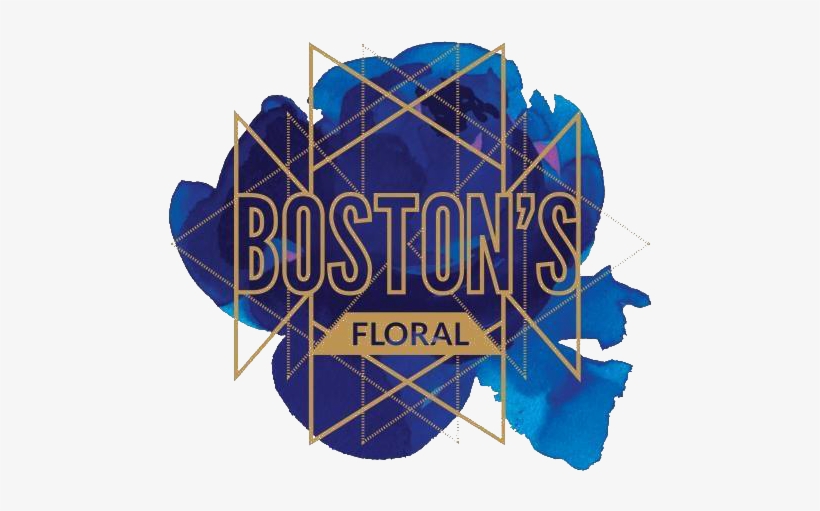 Boston's Floral Logo - Graphic Design PNG Image | Transparent PNG Free ...