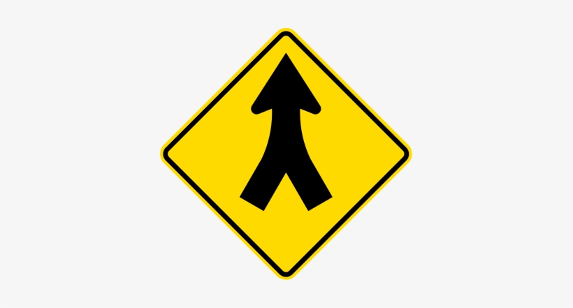 Merge Right Sign