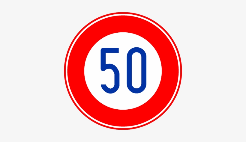 Maximum Speed Limit - Speed Limit Sign Japan PNG Image | Transparent ...