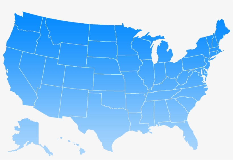 Hd Transparent Images Pluspng - Blue Us Map Png PNG Image | Transparent ...
