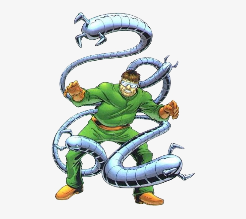 Comic Clipart Superhero Villain - Classic Doctor Octopus PNG Image ...