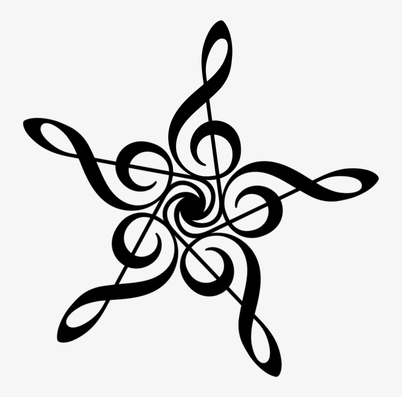 Treble Clef Pic - Treble Clef Star PNG Image | Transparent PNG Free ...