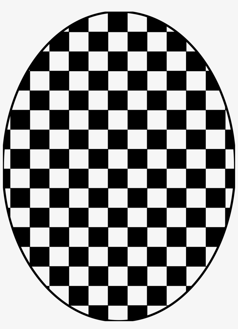 Download Transparent Image Checkered - Black And White Round Checkered ...