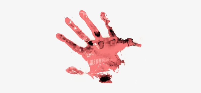 Bloody Handprint Psd - Bloody Hand Print Render PNG Image | Transparent ...