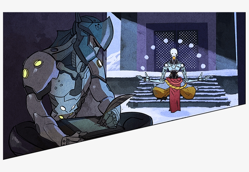 Genji Writes Letters To Mercy - Mercy And Genji Letter PNG Image ...