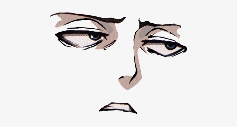 Download Tired Face Roblox Manga - Anime Face Png | Transparent PNG ...