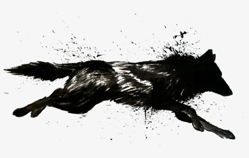 Black Wolf Running Gif