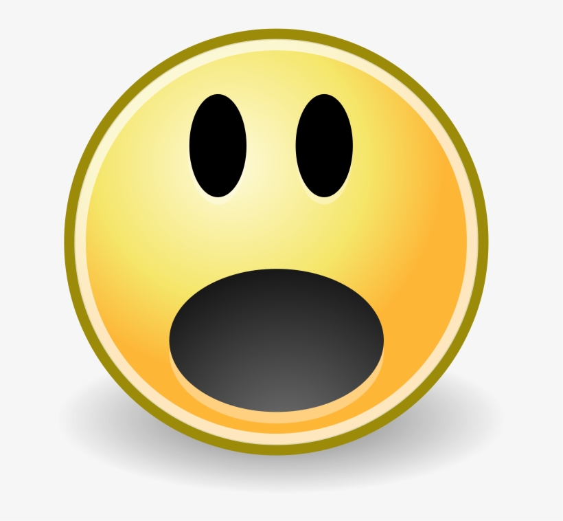 Download Cartoon Smiley Faces - Surprised Face Animated | Transparent ...