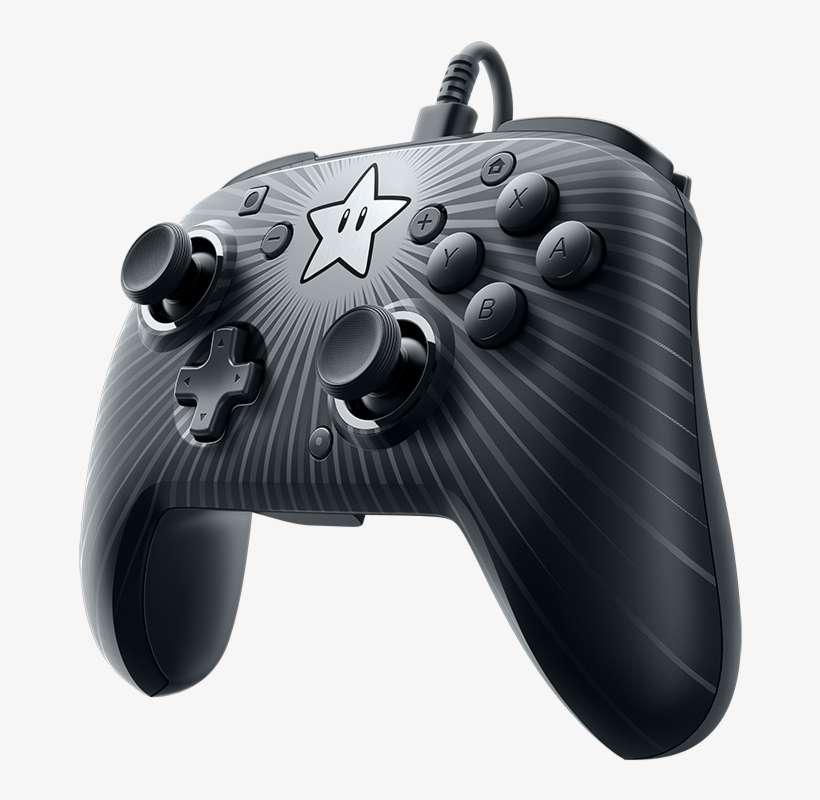 Download Faceoff™ Wired Pro Controller- Star Mario - Nintendo Switch ...