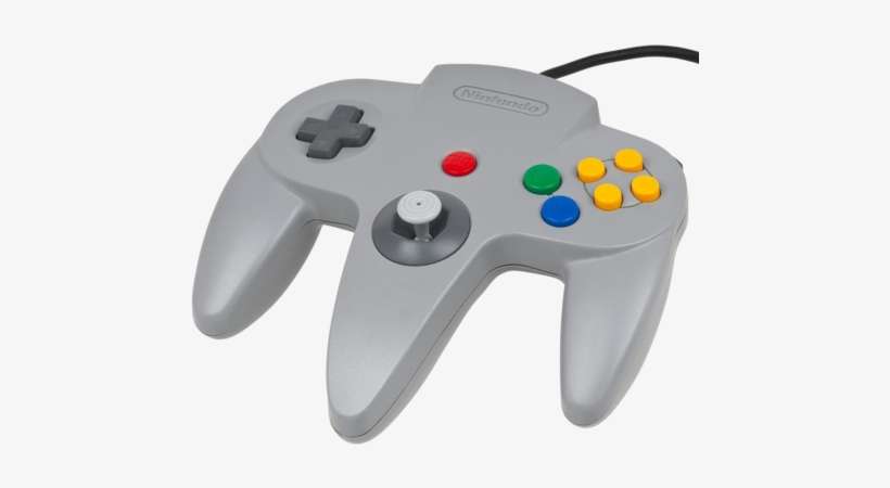 Nintendo 64 Grey Controller - N64 Controller PNG Image | Transparent ...