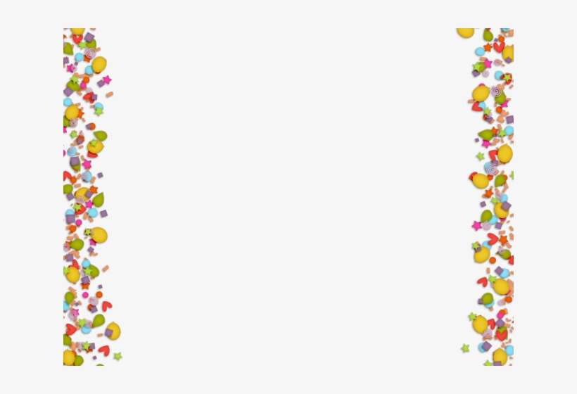Confetti Clipart Border