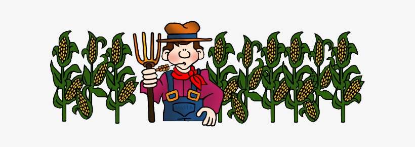 Native American Clipart Farming - Corn Field Clipart PNG Image ...