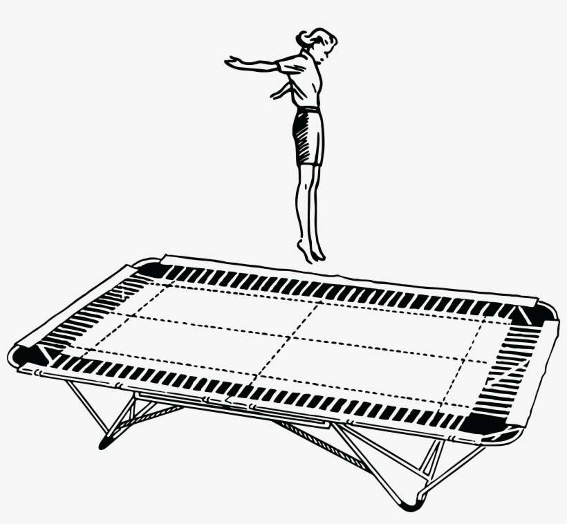 Trampoline Jumping Transparent Background PNG Image | Transparent PNG ...