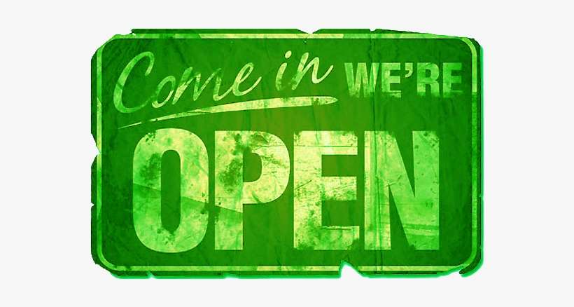 Open-sign - We Are Open Golf PNG Image | Transparent PNG Free Download ...