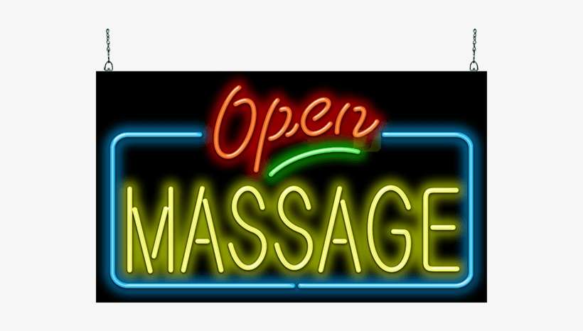 Download Massage Open Neon Sign - Neon Open Sign Massage Parlour ...