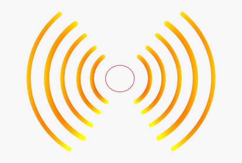 Wireless Signal - Illustration Of Radio Waves PNG Image | Transparent ...