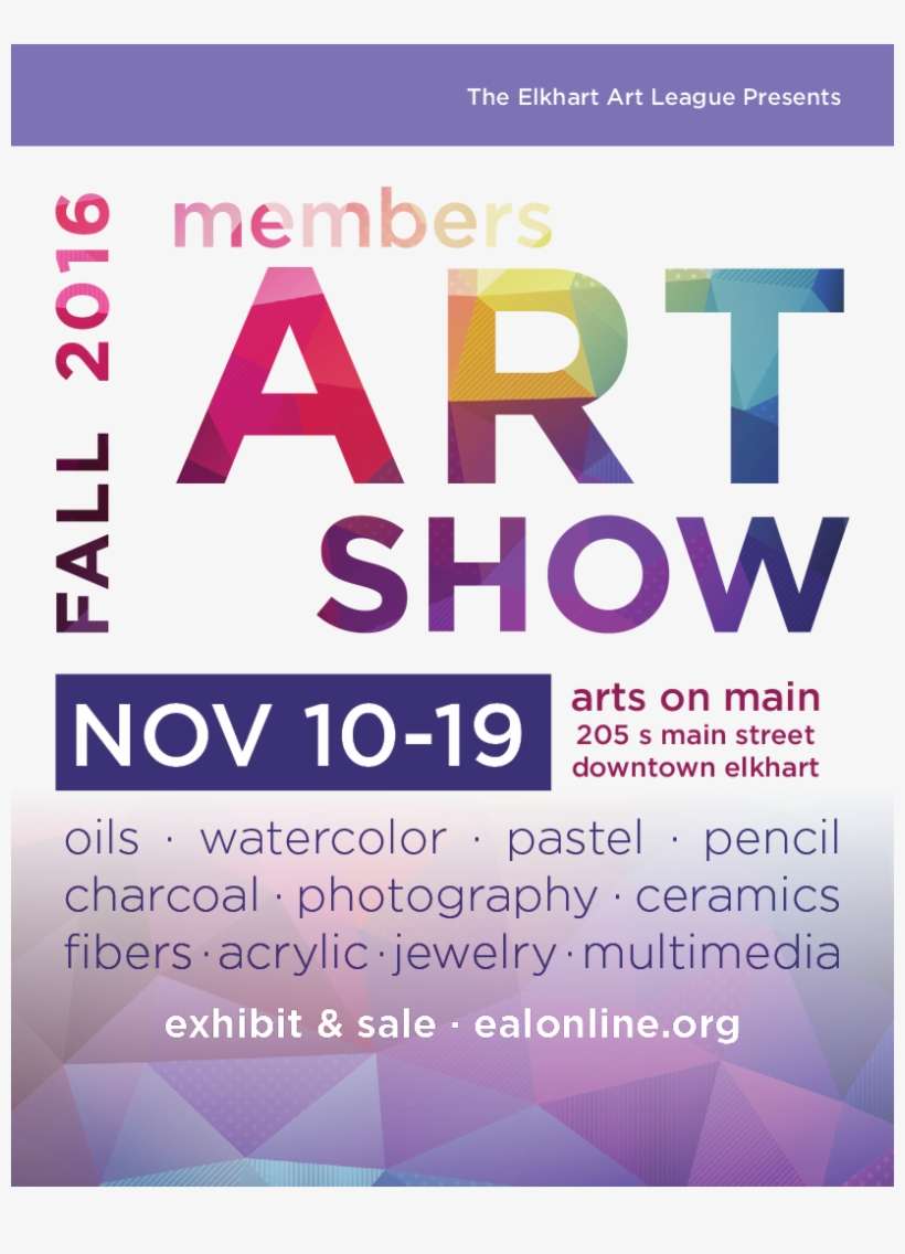 Download Eal 2016fallshow Flyer - Image May Contain: Text | Transparent ...