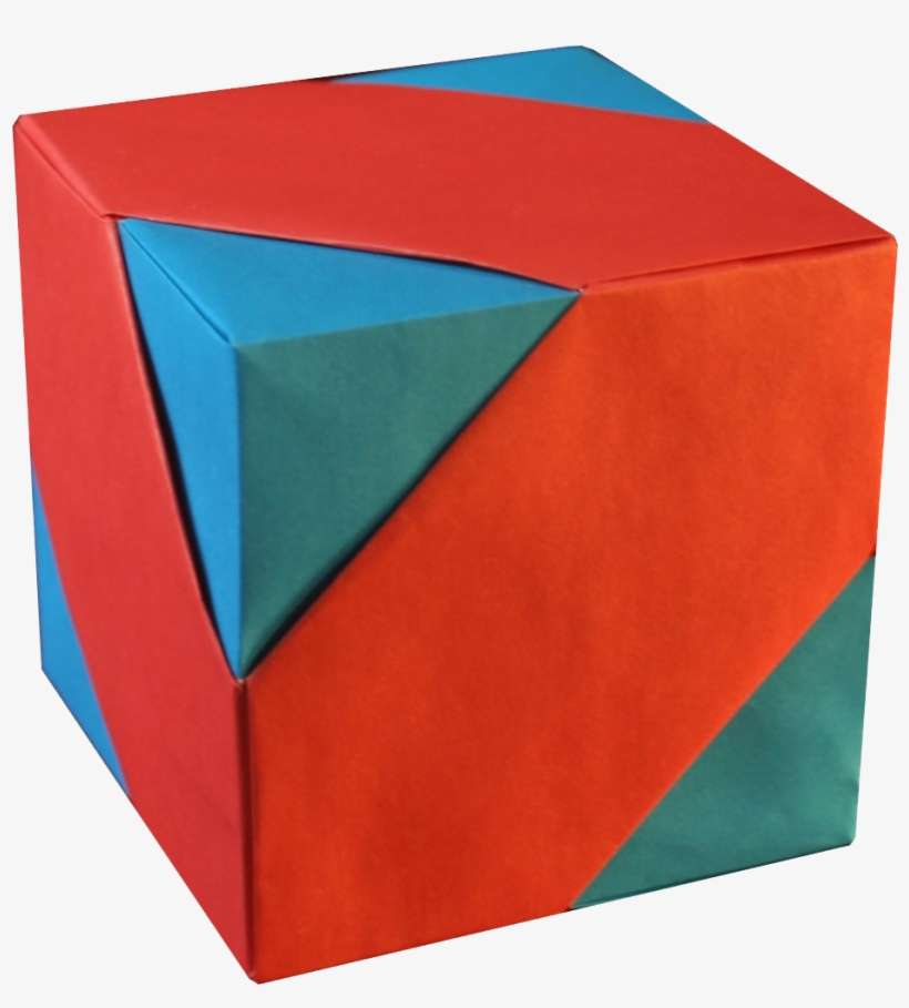 Cube Assembly 1 - Origami Cube PNG Image | Transparent PNG Free ...