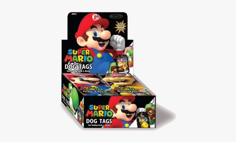 Download Mario Dog Tag Scd Mock Large - Super Mario Dog Tag Fun Pack ...