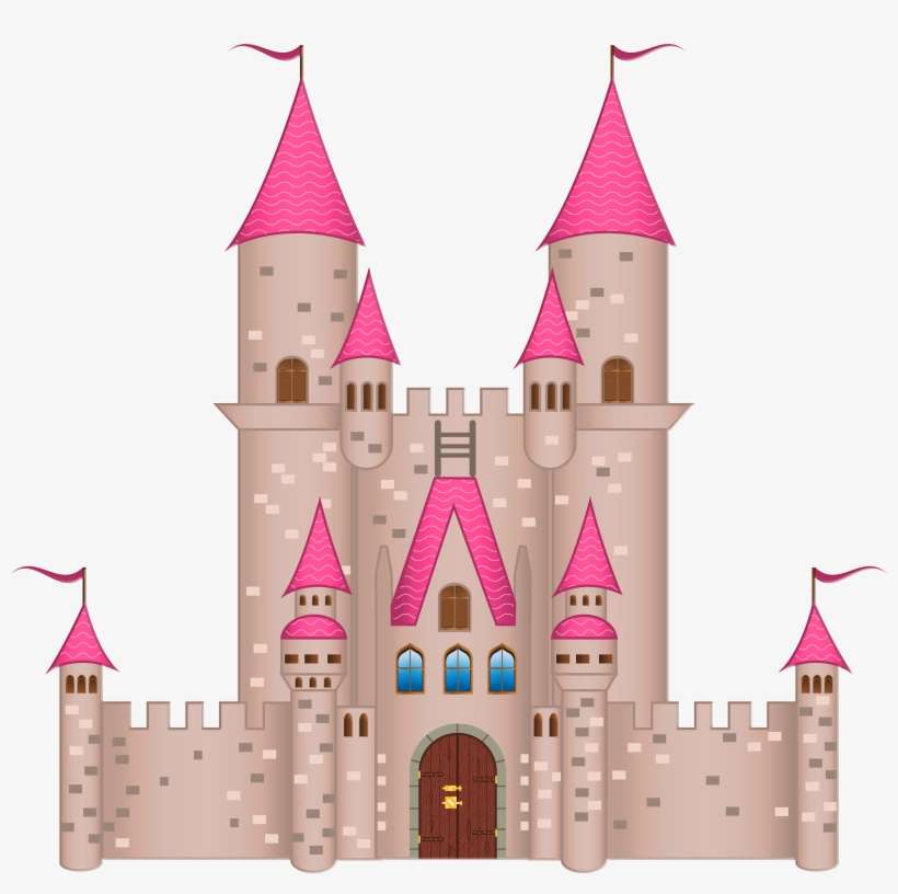 Gold Clipart Castle Banner Transparent Stock - Castle Clipart Png PNG ...
