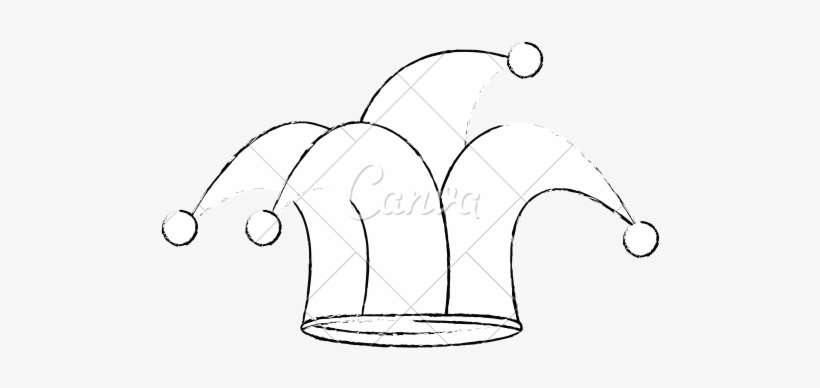 Jester Hat Drawing At Getdrawings - Cap And Bells PNG Image ...
