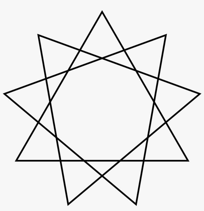 Open - Star Polygon 9 PNG Image | Transparent PNG Free Download on SeekPNG
