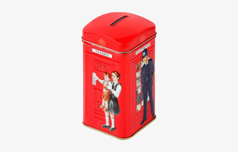 Tea Bag Caddy Money Boxes - Ahmad Tea Policeman Telephone Box Tea Caddy ...